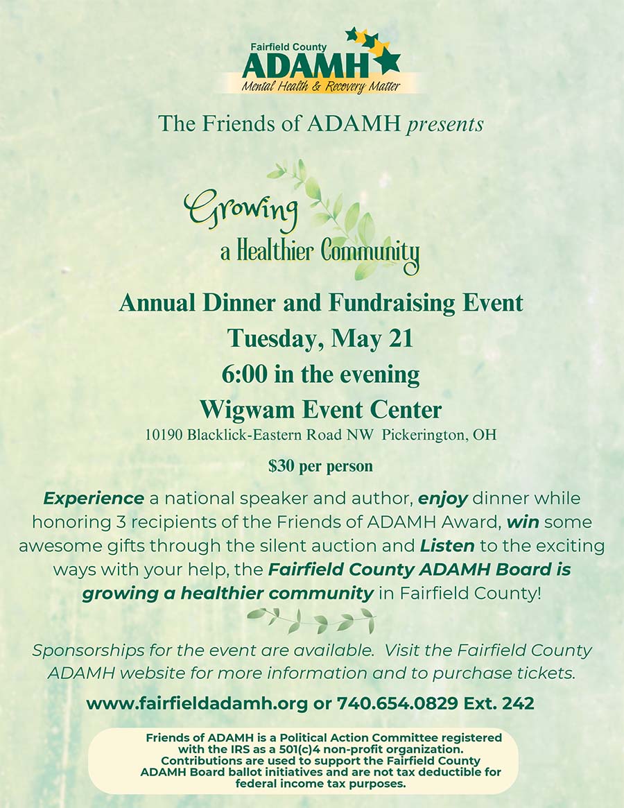 Current Trainings/Events Information | Fairfield County ADAMH Board